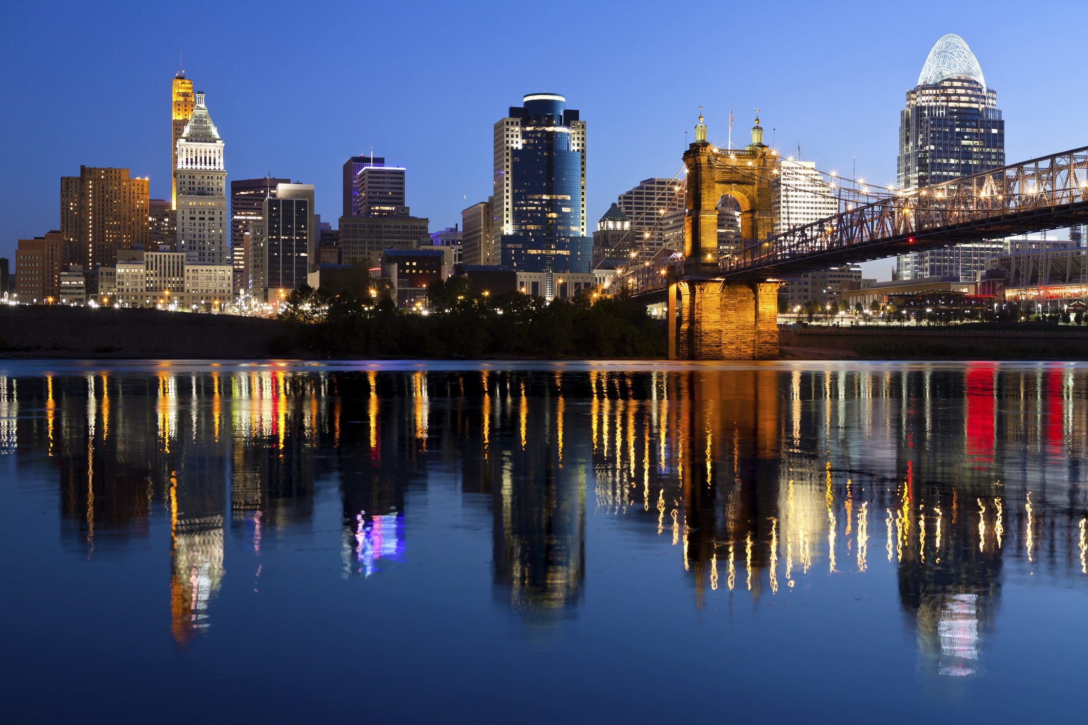 Cincinnati skyline. - Give BSMH